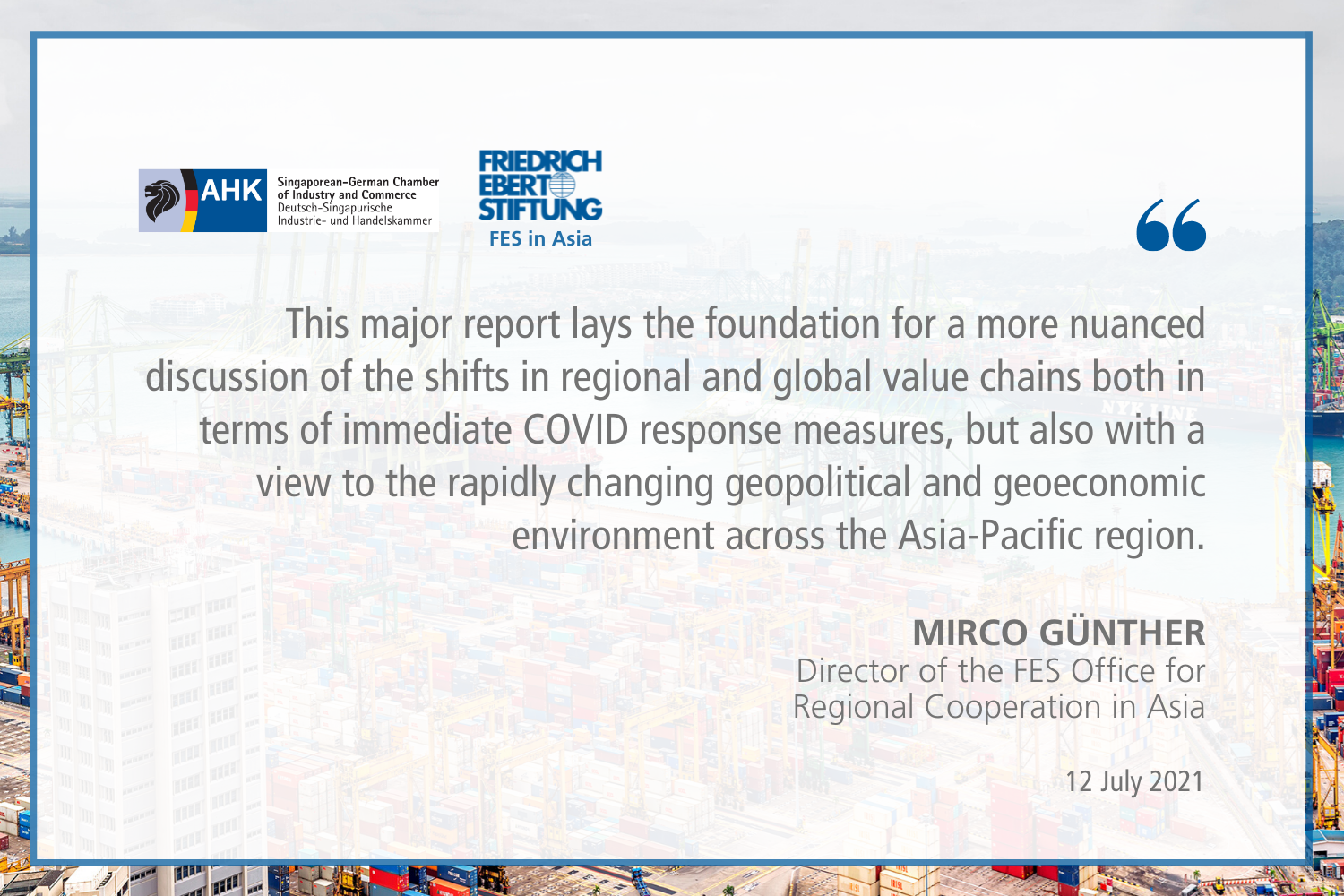 Supply chains under tension