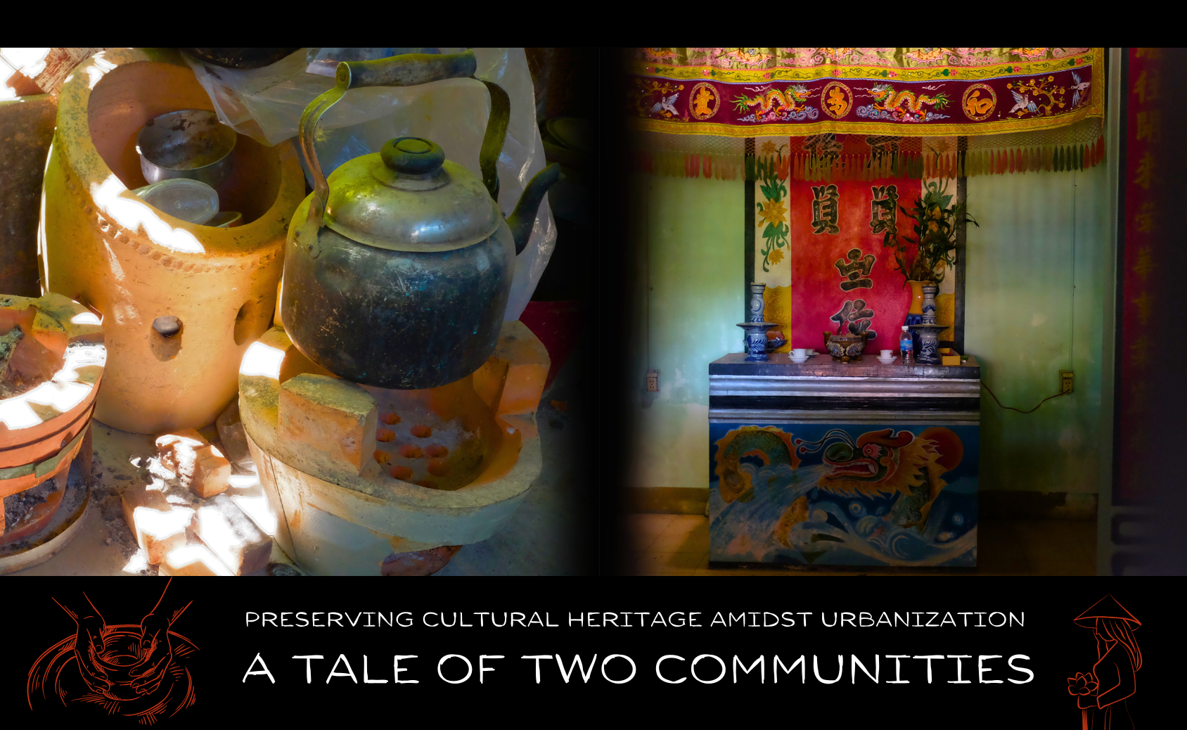 Preserving cultural heritage amidst urbanization: A tale of two communities